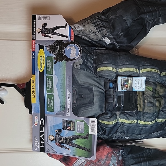 Halo | Costumes | Halo Spartan Emile Boys Muscle Light Up Costume ...